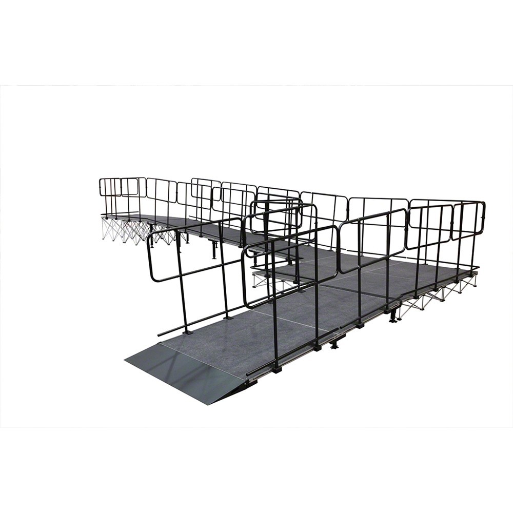 Пандус инвалидный на 90 градусов с ограждением 60 см Ковролин ...